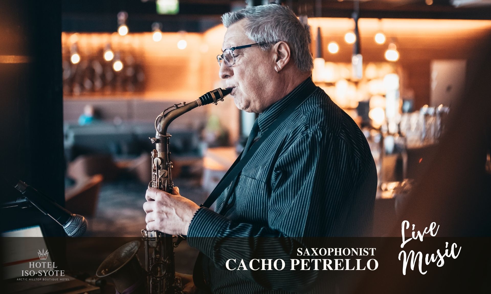 Saksofonisti Cacho Petrello - Syöte